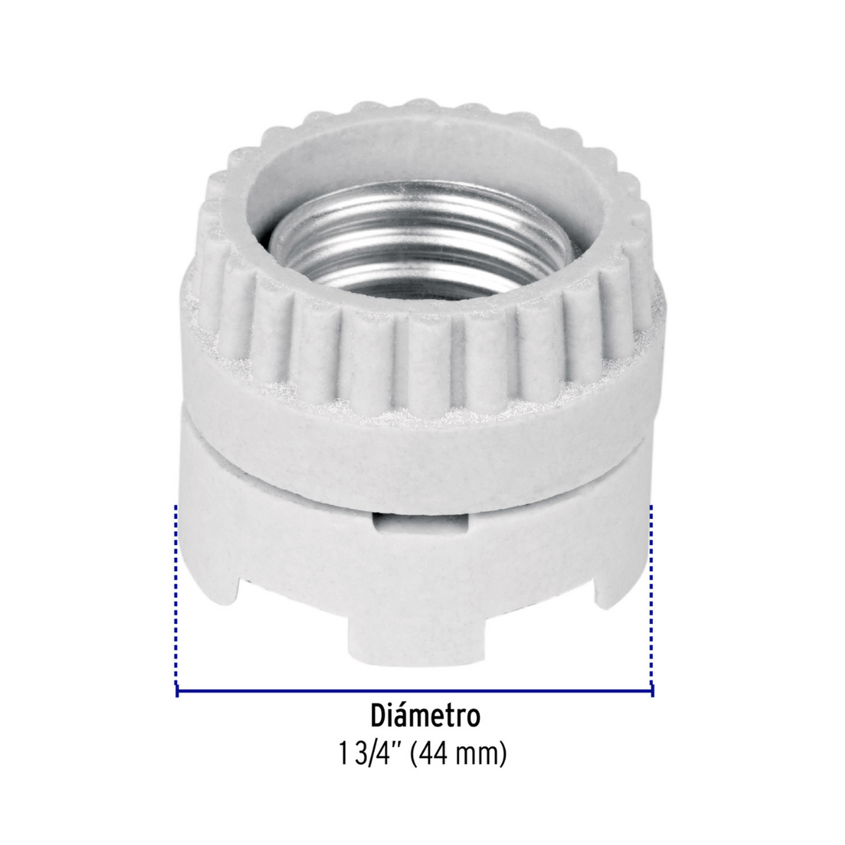 Soquet Tipo Anuncio de Porcelana Volteck — MATERIALES LA LIBERTAD