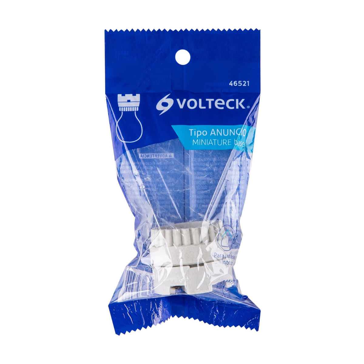 Soquet Tipo Anuncio de Porcelana Volteck — MATERIALES LA LIBERTAD