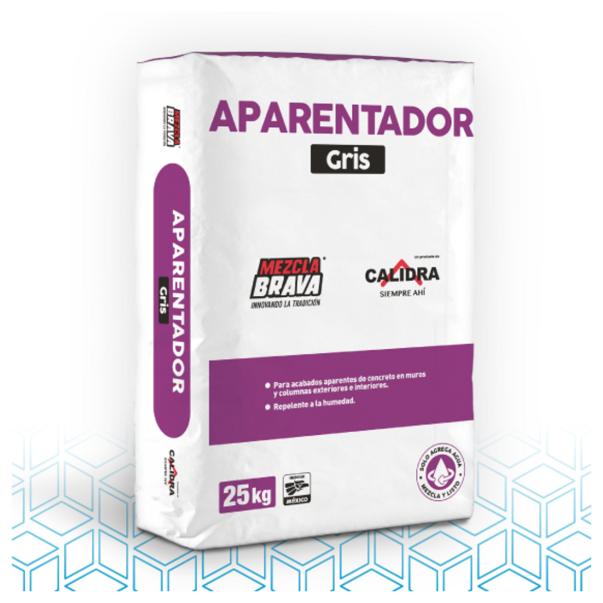 Aparentador Gris 25 Kg Mezcla Brava — MATERIALES LA LIBERTAD