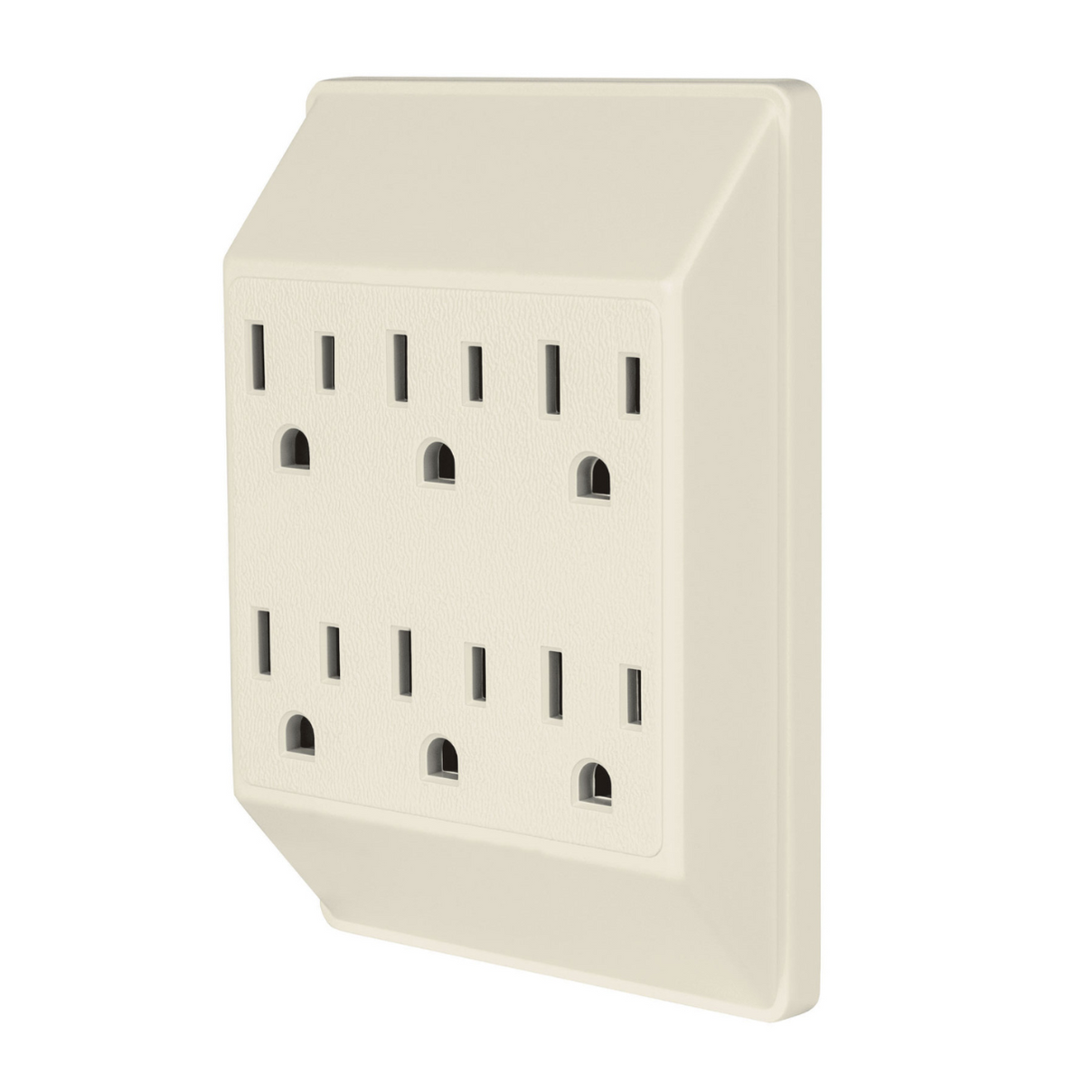 Multicontacto 6 entradas con doble Clavija Color Blanco Volteck ...