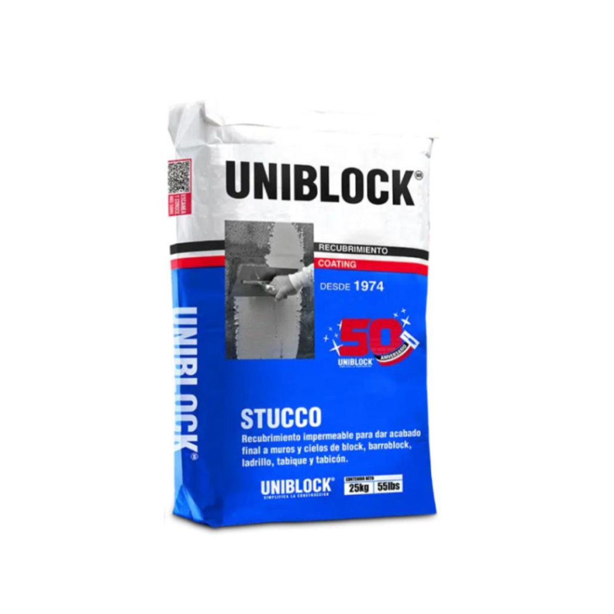 Estuco Fino Blanco Uniblock — MATERIALES LA LIBERTAD